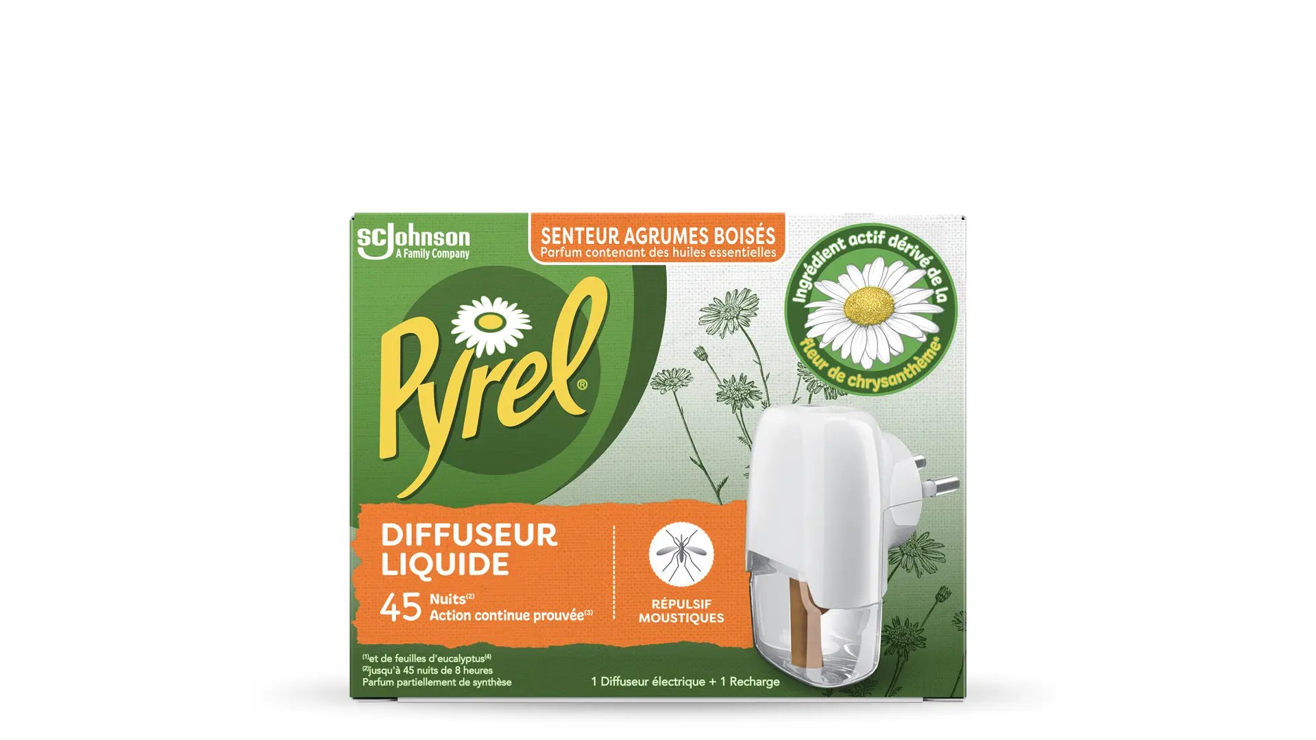 Diffuseur Liquide Répulsif Moustiques 45 Nuits | Pyrel® - Votre marque ...