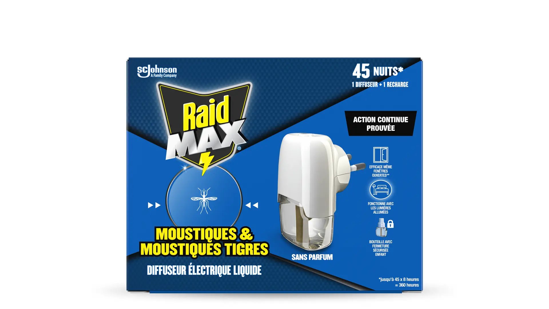 Raid Max® Diffuseur Électrique Liquide