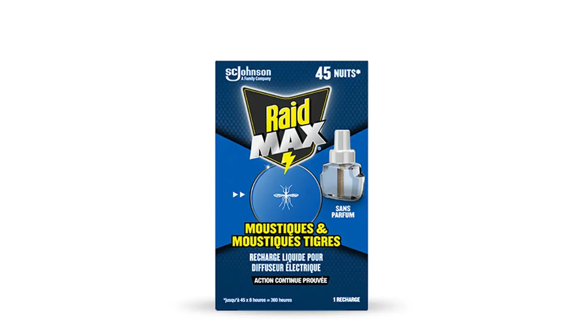 Raid Max® Recharge Liquide Moustiques