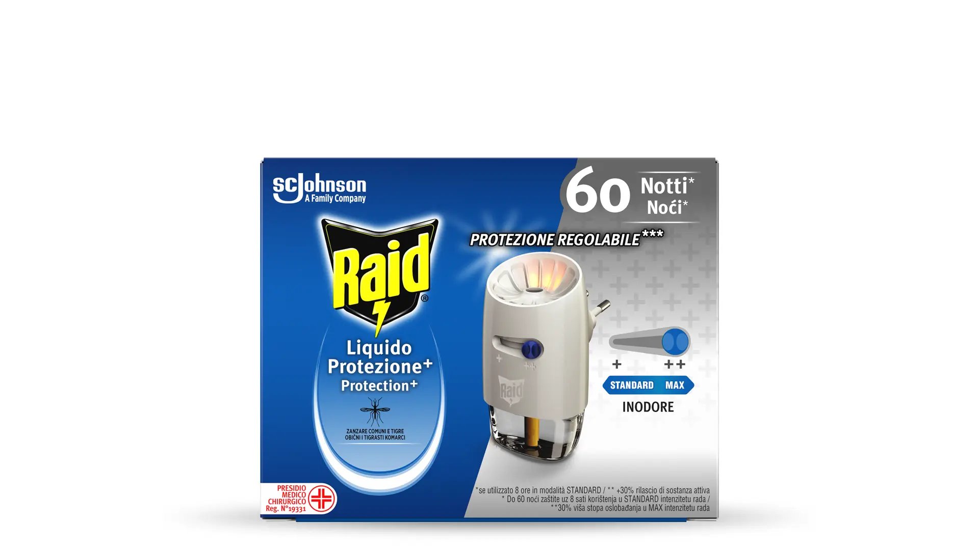 Raid® Liquido Elettrico Protezione + Base | Controllo Degli Insetti