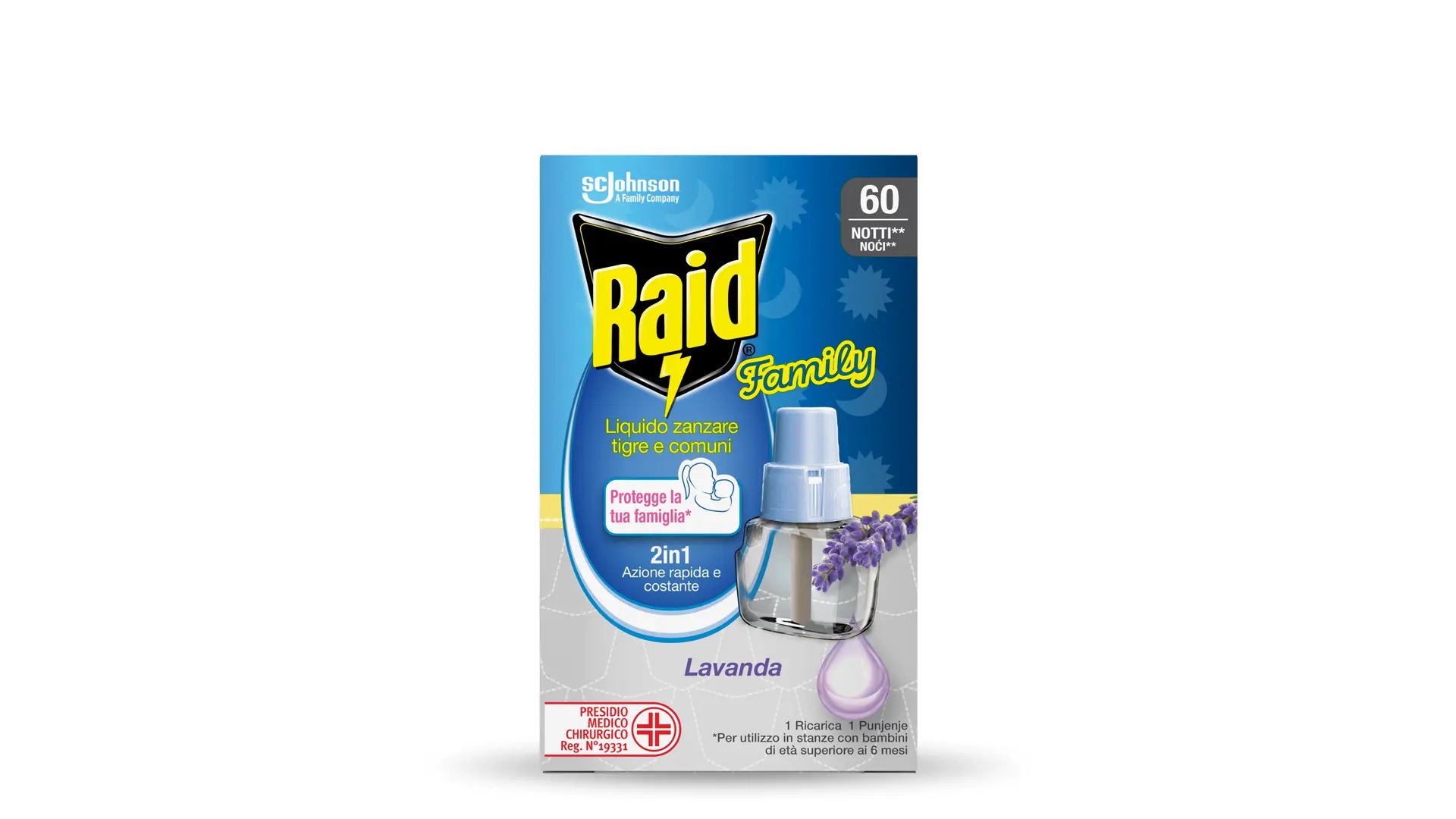 Raid® Liquido Family Ricarica 60n | Controllo Degli Insetti