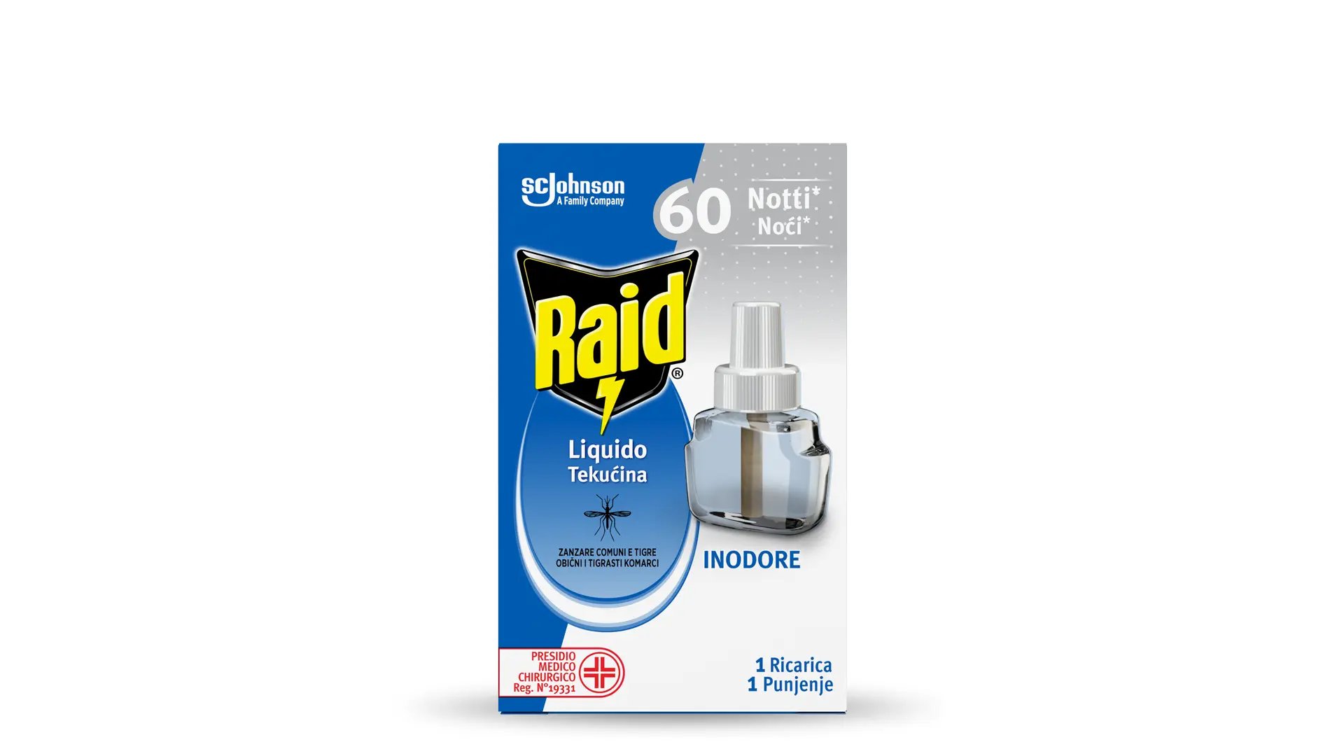 Raid® Essentials™ Liquido Ricarica 60 Notti | Controllo Degli Insetti