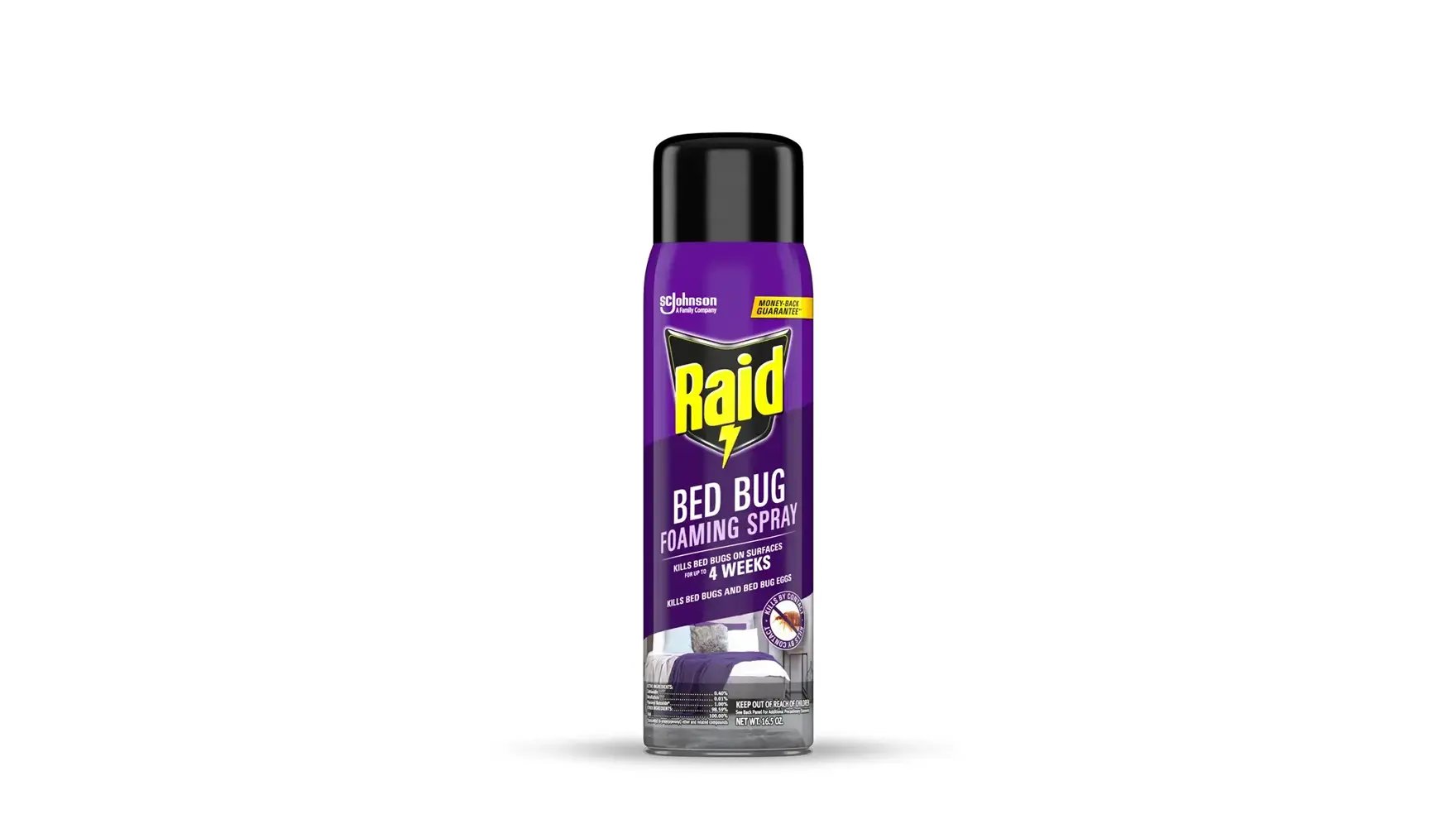 Raid® Bed Bug Foaming Spray | Control de insectos Raid