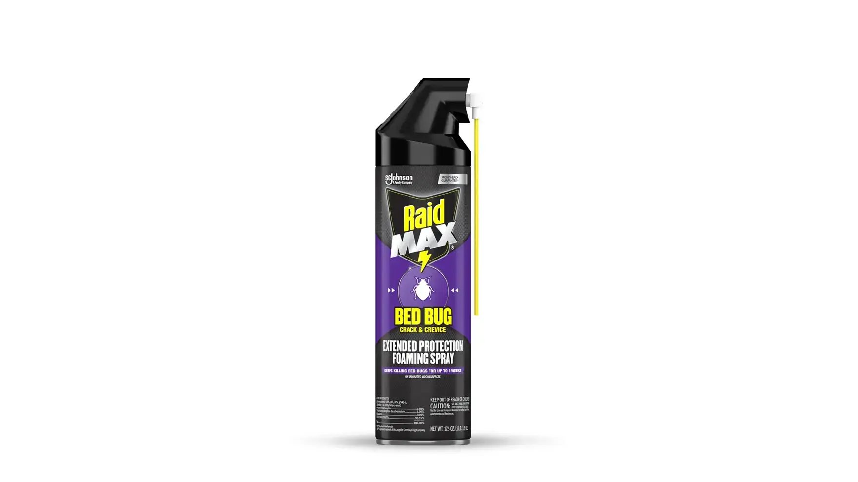 Raid® Bed Bug Crack & Crevice Extended Protection Foaming Spray | Bug ...