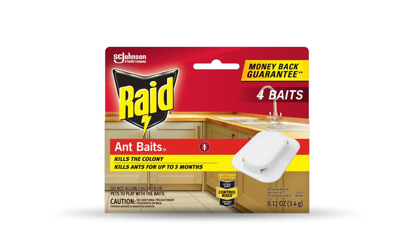 Raid® Ant Baits | Child-Resistant Indoor Ant Traps