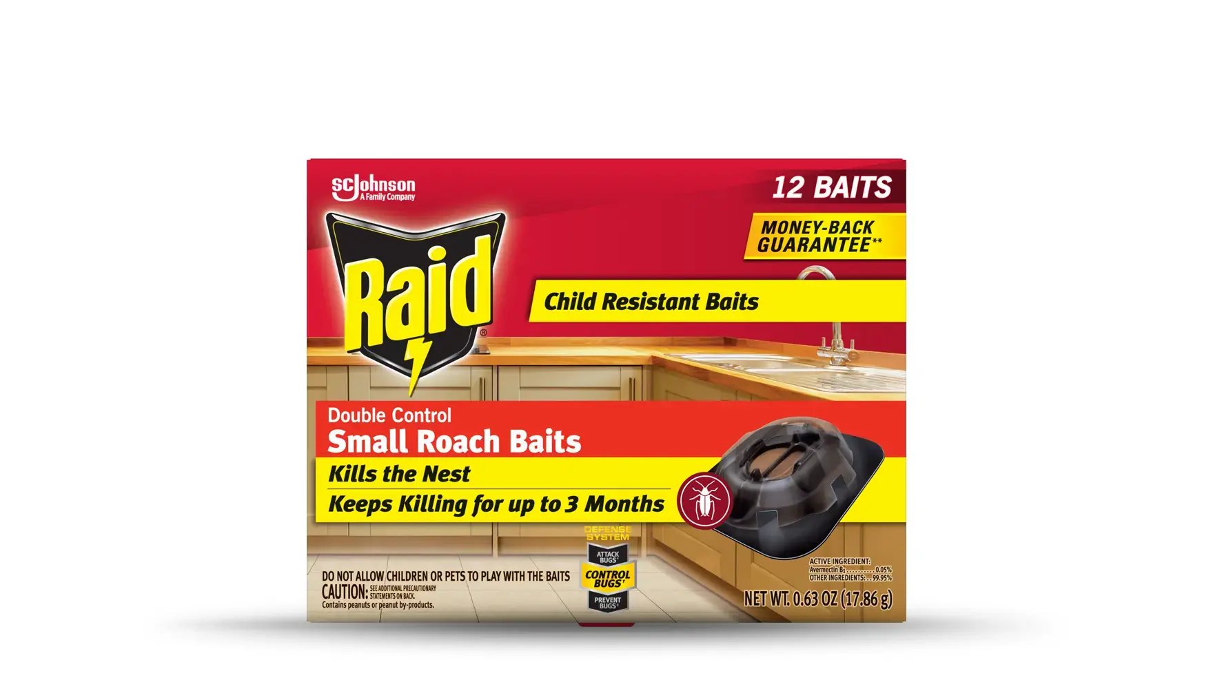 Raid® Double Control Small Roach Baits | Raid Bug Control
