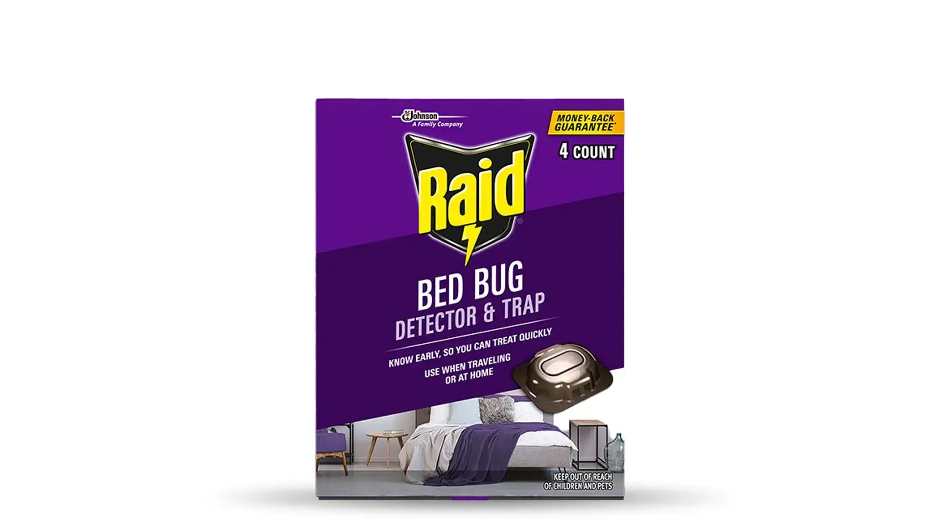 Raid® Bed Bug Detector & Trap | Raid® Bug Control