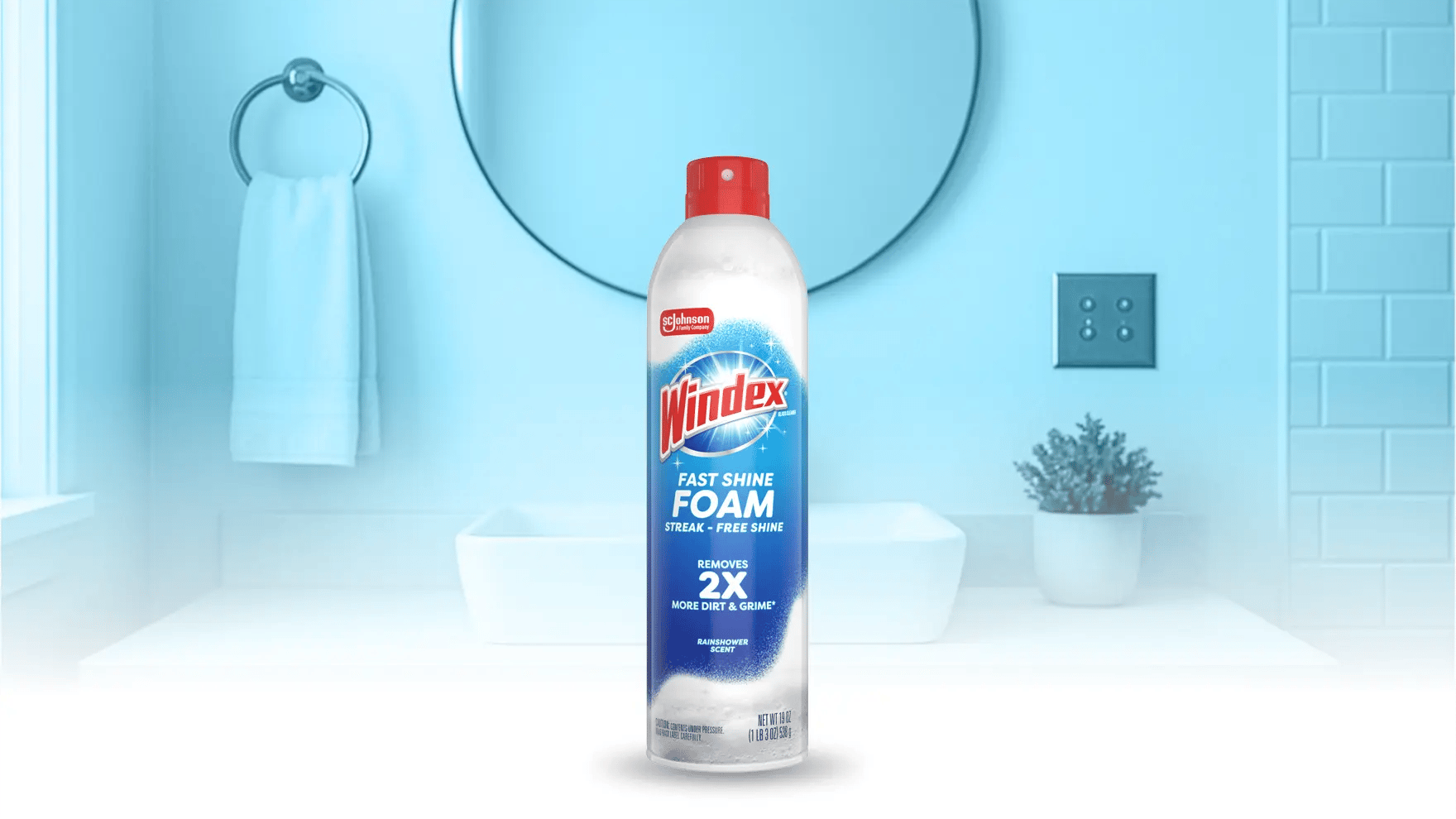 Fast Shine Foam | Windex® Glass Cleaner | SC Johnson