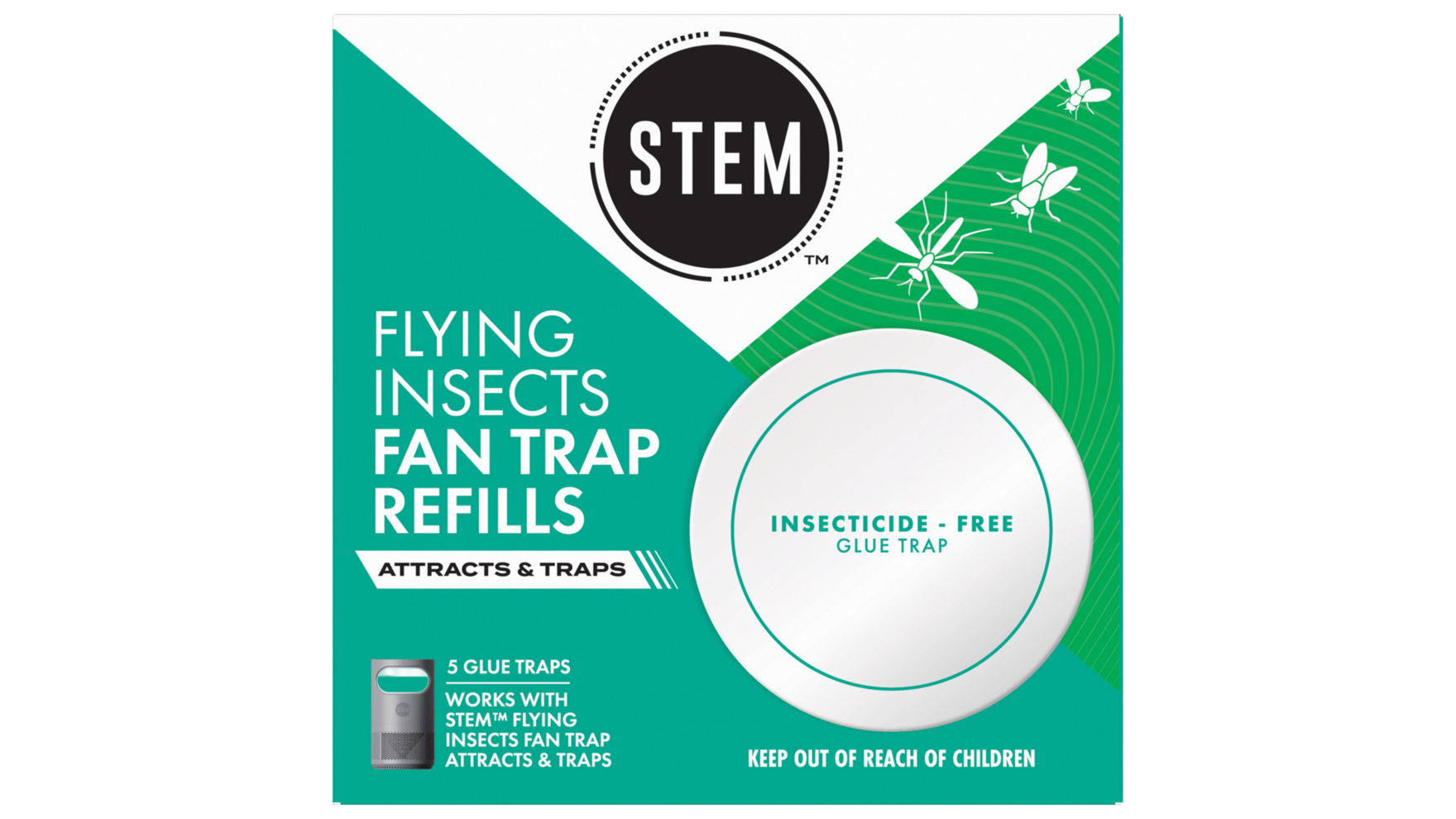 STEM Flying Insects Fan Trap Refills Attracts & Traps | SC Johnson