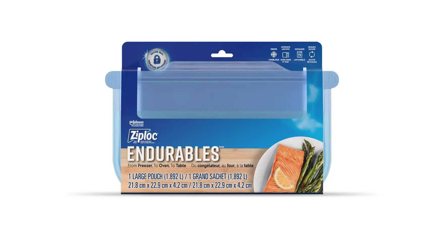 Large Half-Gallon Silicone Pouches | Endurables | Ziploc