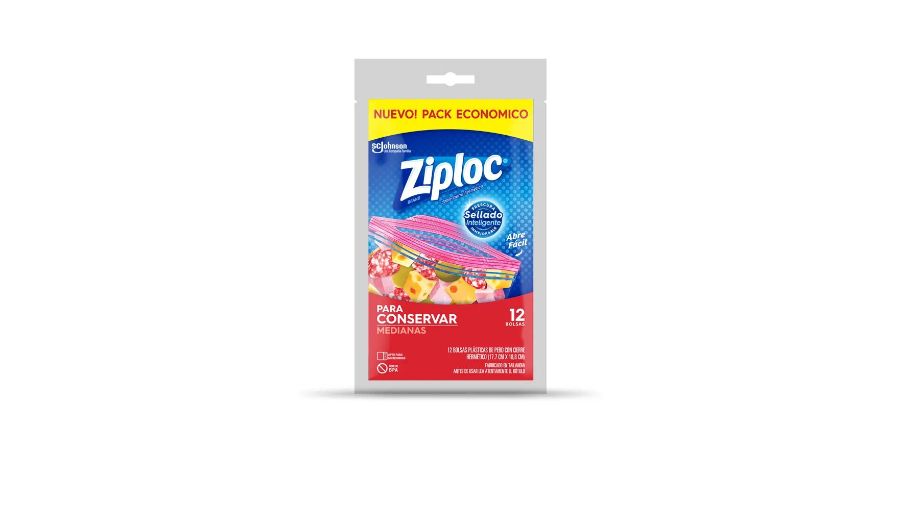 Ziploc® | Para Conservar Medianas | SC Johnson