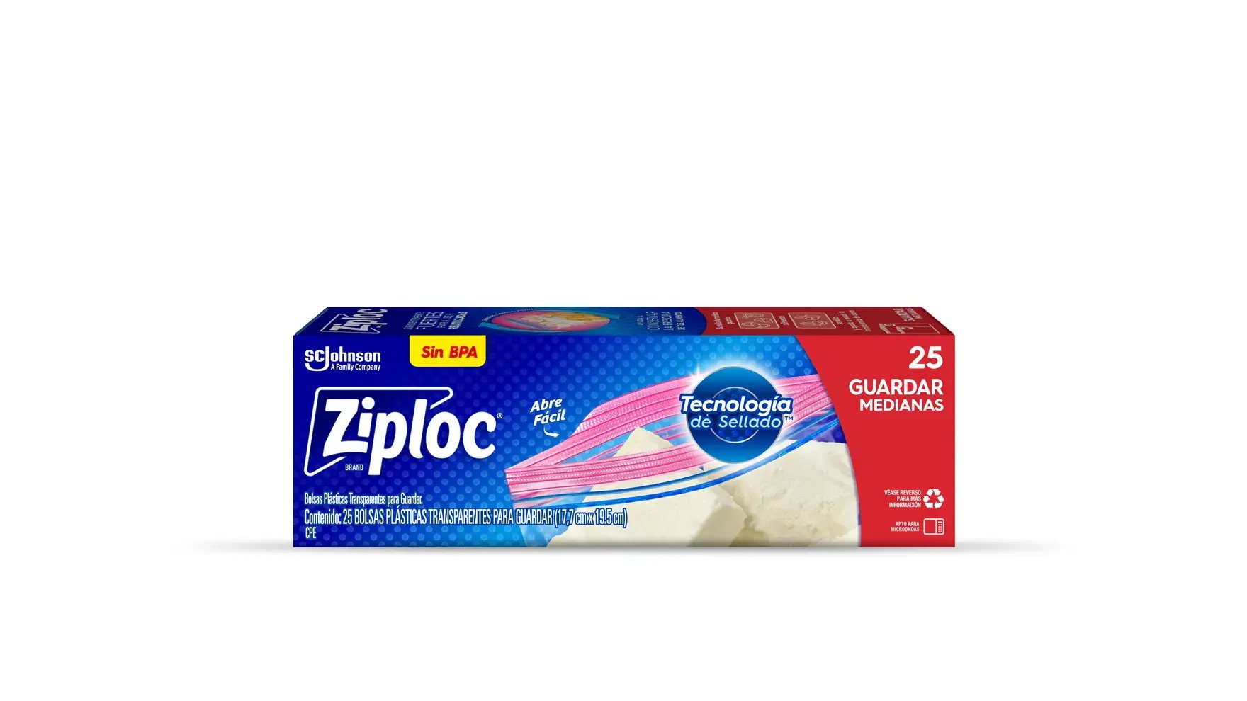 Bolsas Para Guardar Mediana | Ziploc® | SC Johnson