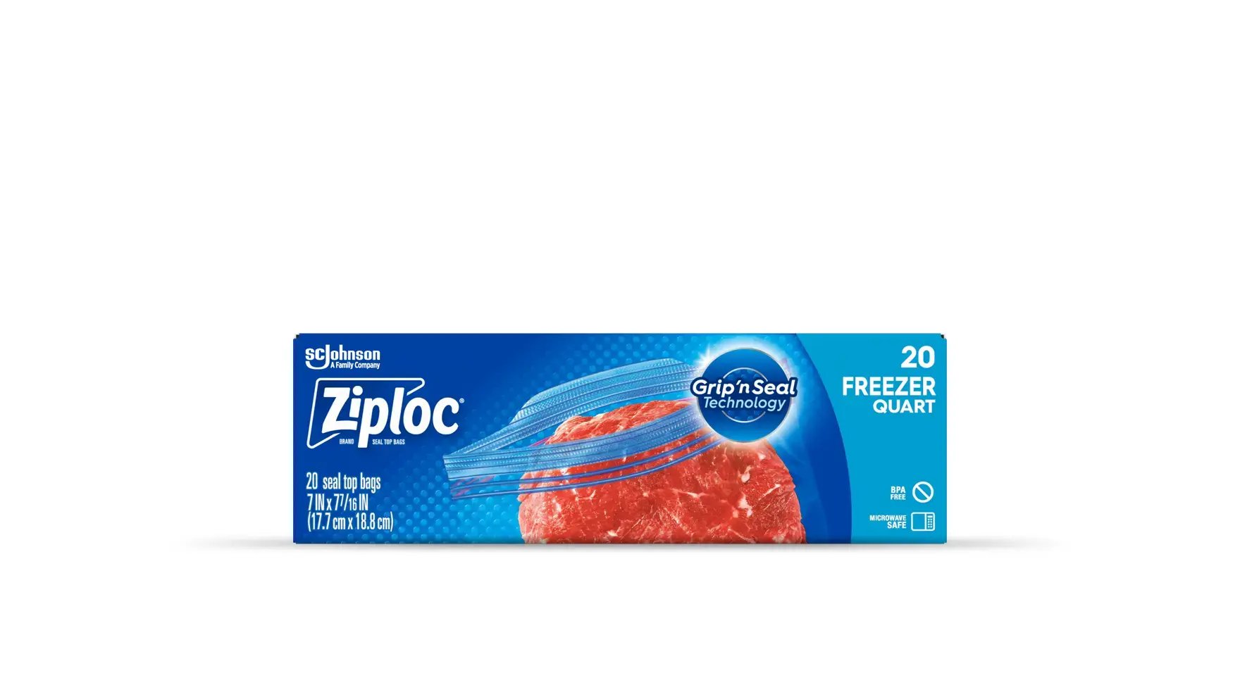 Medium Freezer Bags | Grip 'n Seal Technology | Ziploc®
