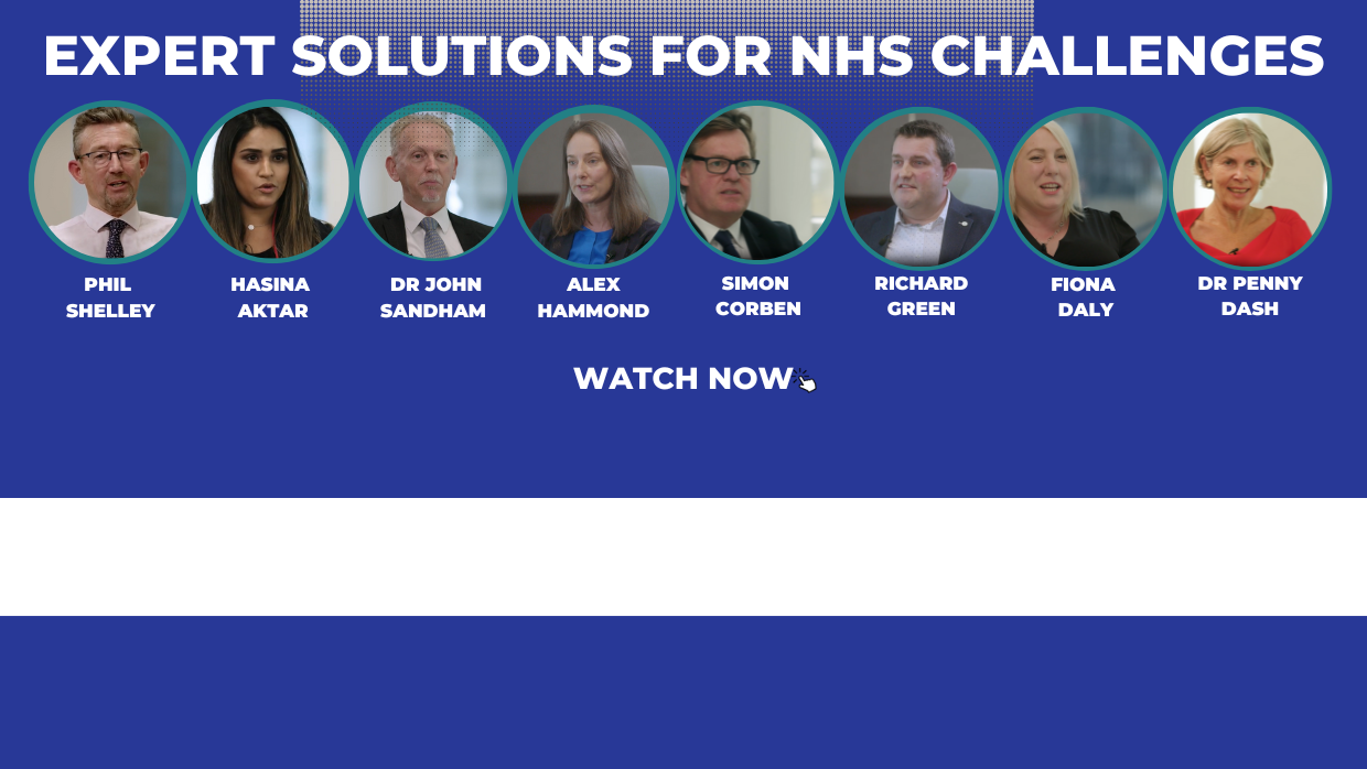 Expert solutions for NHS' challenges