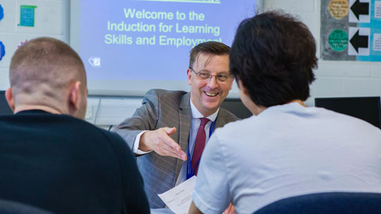 Careers in education in a prison