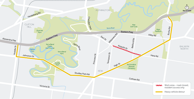 Earl Street and Asquith Street maintenance - Transport Victoria