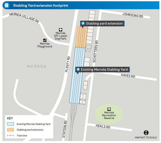 Mernda Stabling Yard Extension - Transport Victoria
