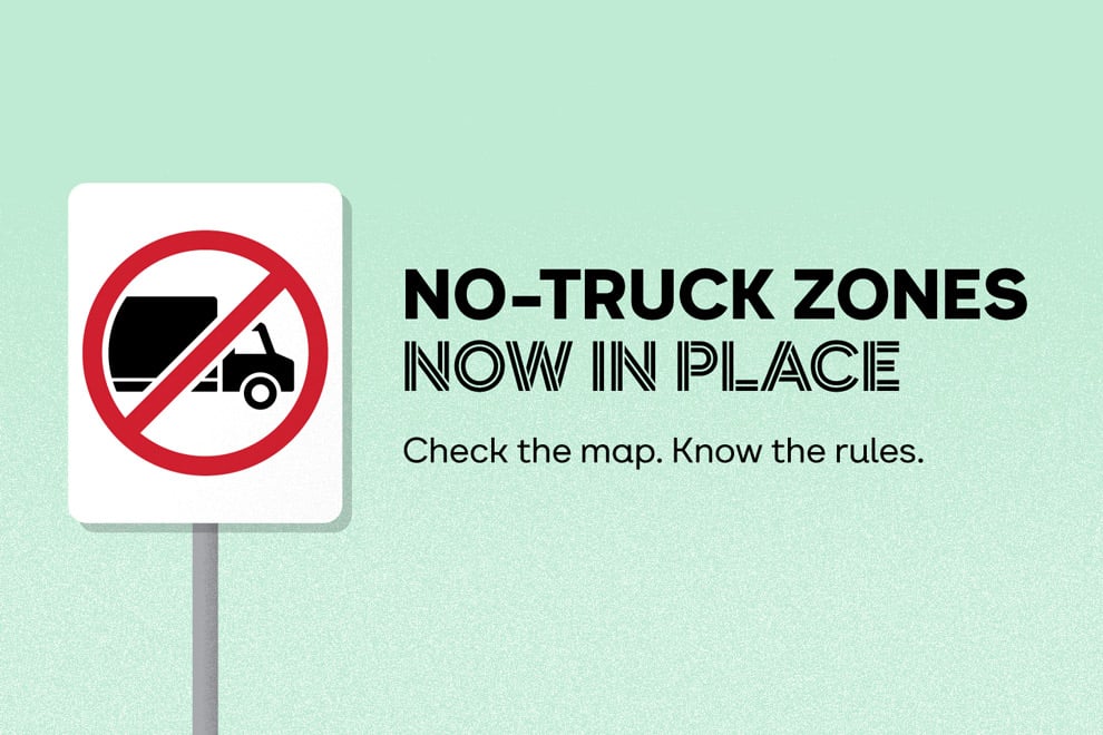 No truck zones in Melbournes inner west - Transport Victoria