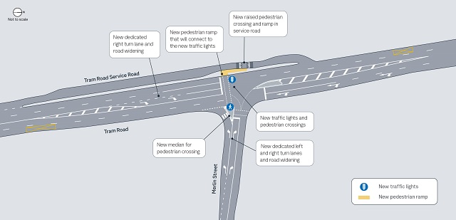 Tram Road and Merlin Street Intersection Improvements - Transport Victoria