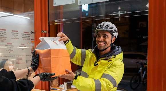 Food delivery riders - Transport Victoria