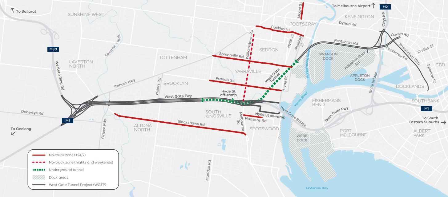 No truck zones in Melbournes inner west - Transport Victoria