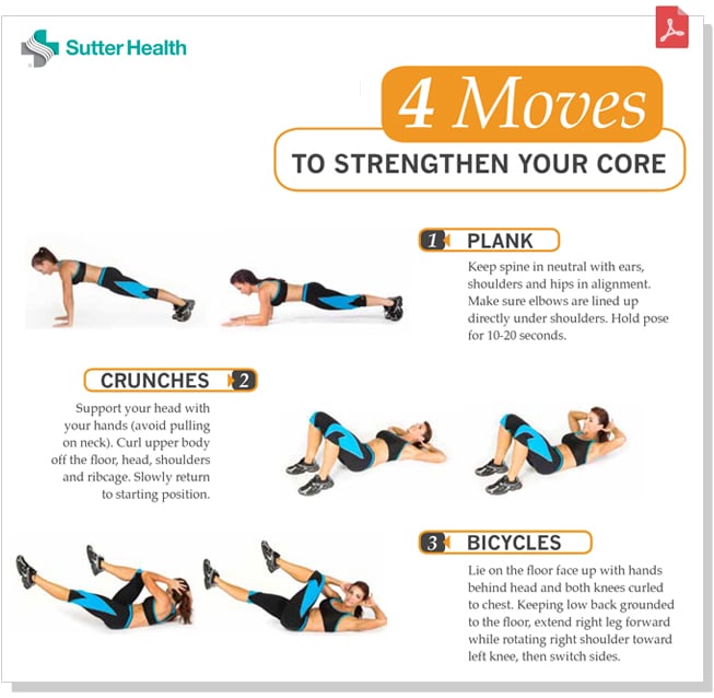 Core Workout Routine | Sutter Health