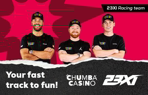 CC427_BR_23XI_Launch_WEB_Drivers with Chumba Casino Cap - All 3 Drivers