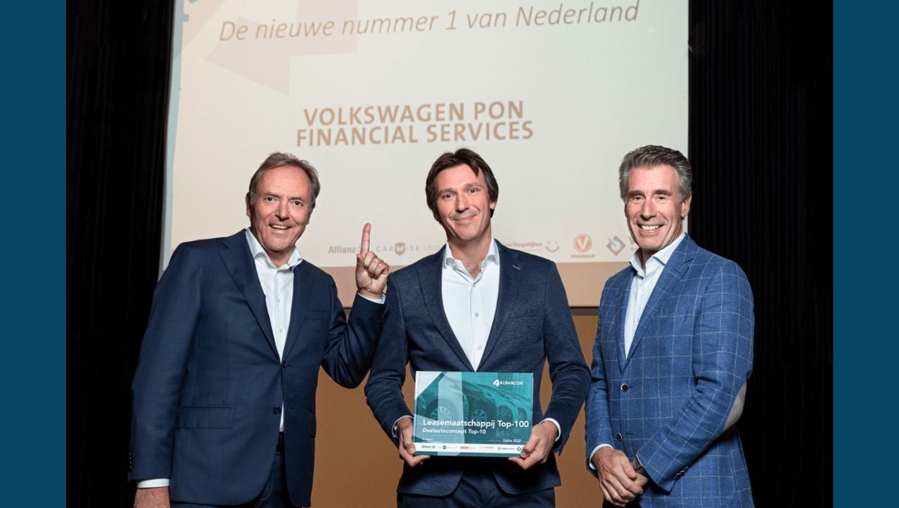 Volkswagen Pon Financial Services nummer 1 van Nederland