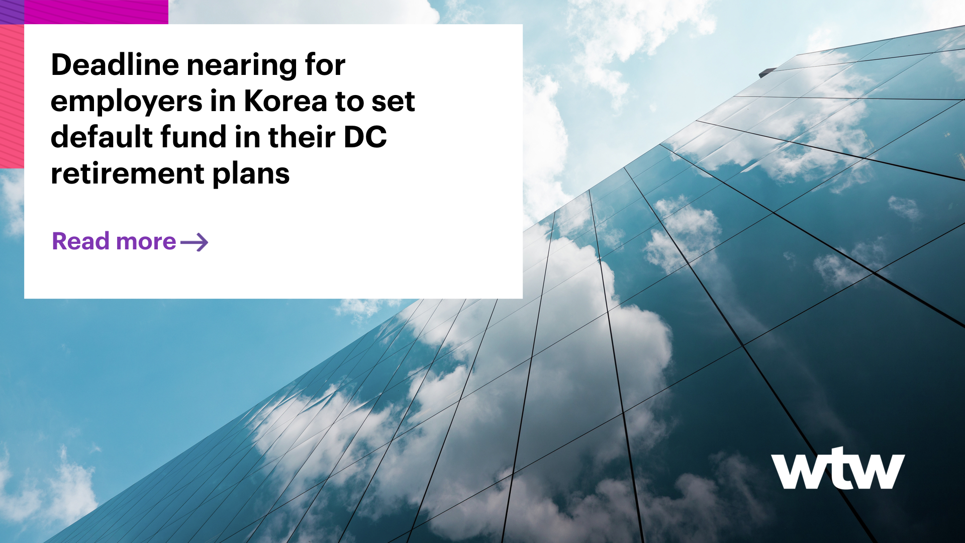 Deadline nearing for employers in South Korea to set default fund in ...