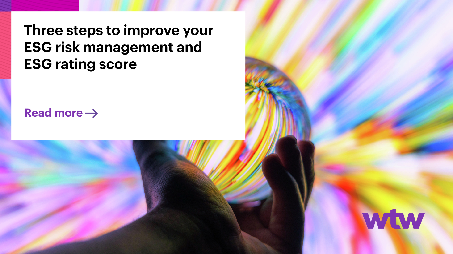 Three steps to improve your ESG risk management and ESG rating score - WTW