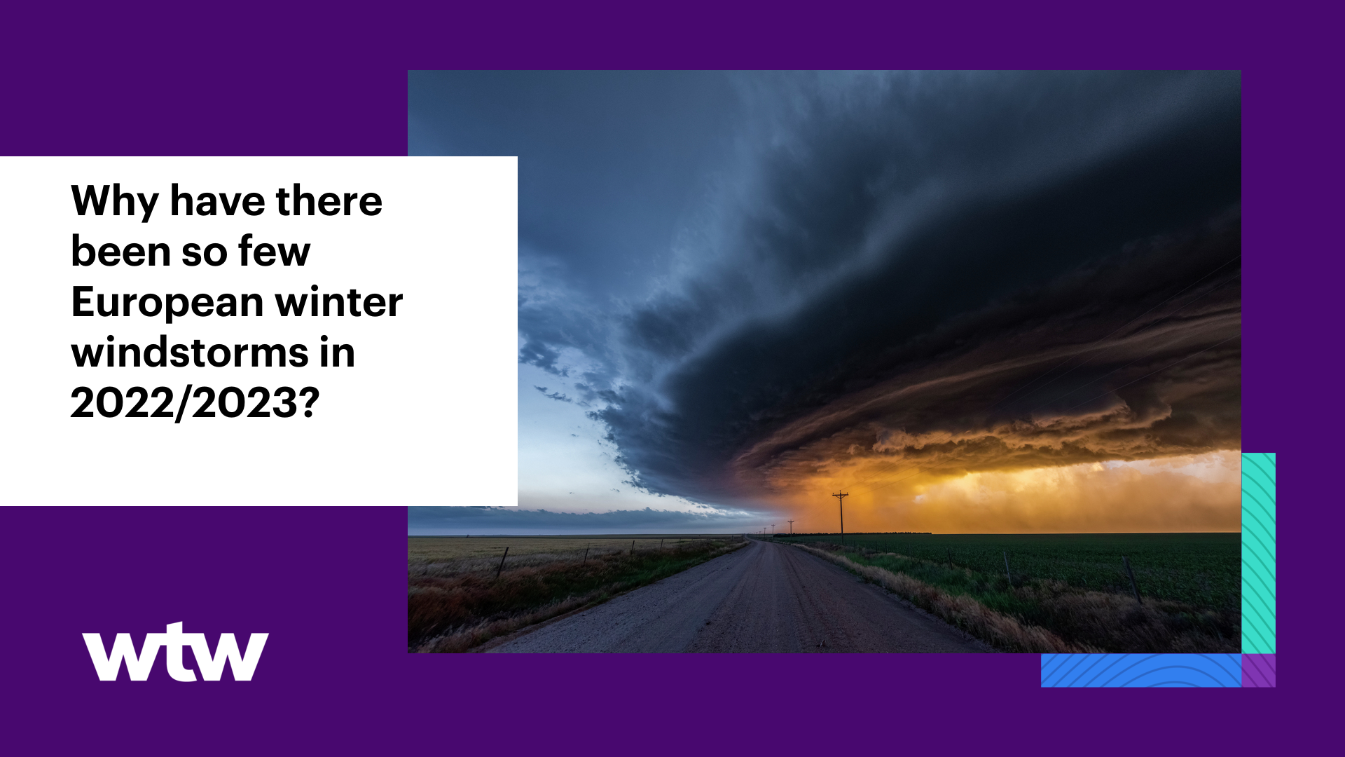 Why have there been so few European winter windstorms in 2022/2023? - WTW