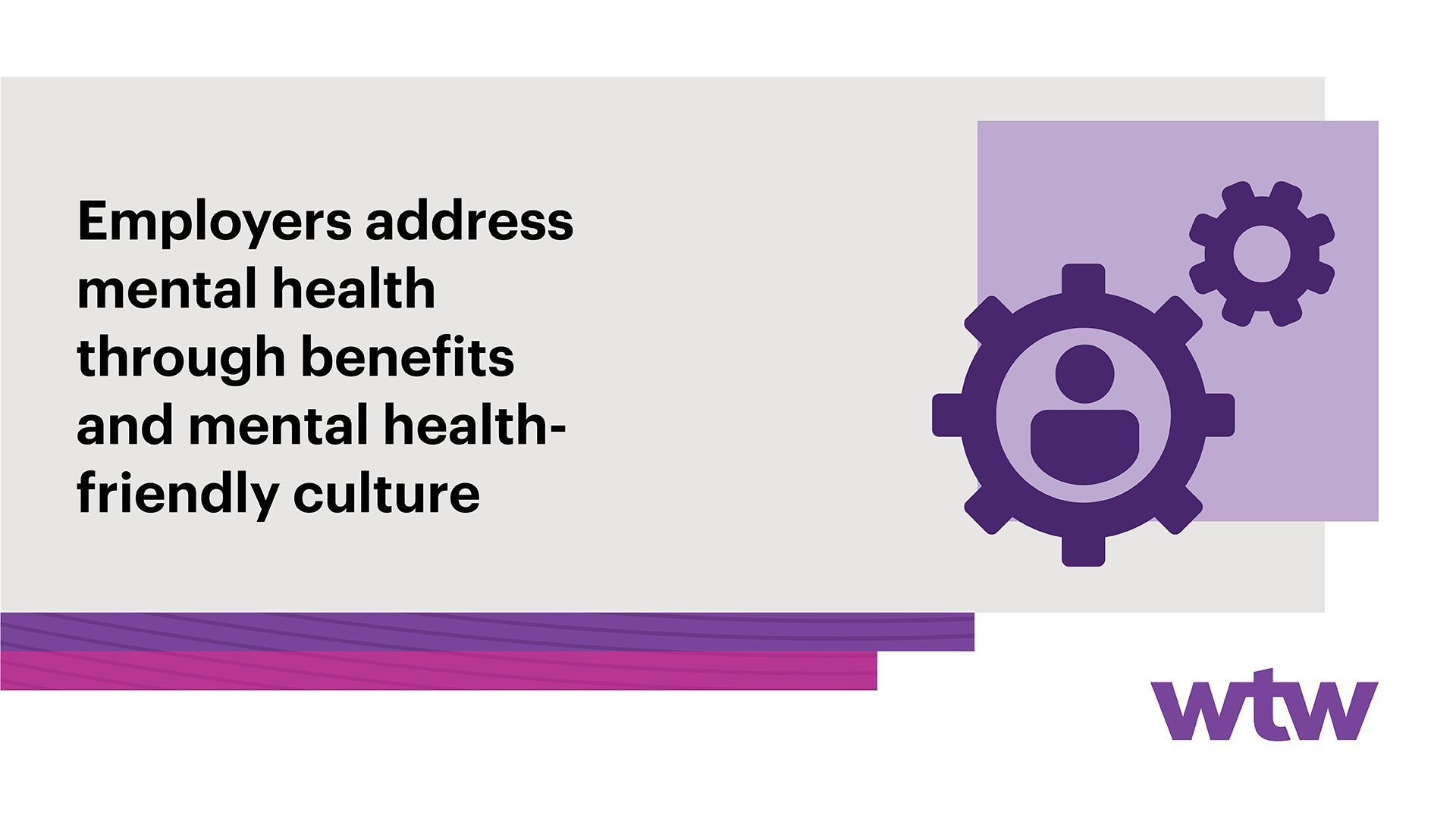 Employers address mental health through benefits - WTW