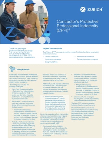 Insurance for Construction Companies | Zurich Insurance