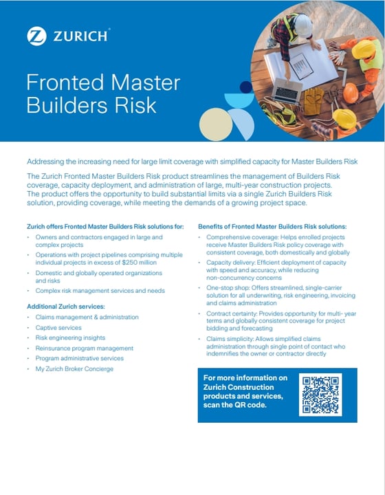 Insurance for Construction Companies | Zurich Insurance