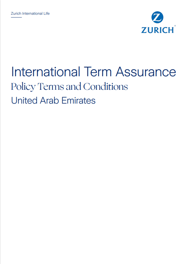 Term life assurance - Zurich Middle East