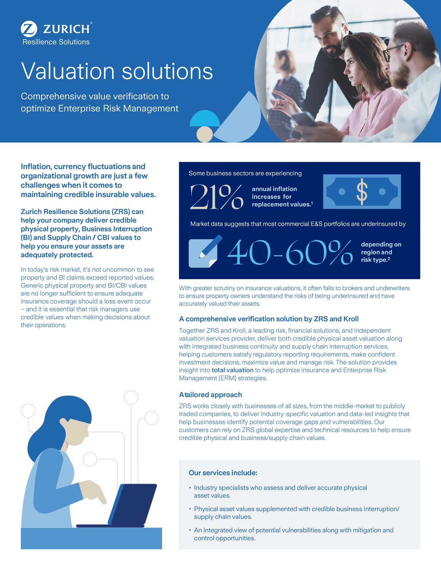 Business Valuations | Zurich Resilience Solutions and Kroll