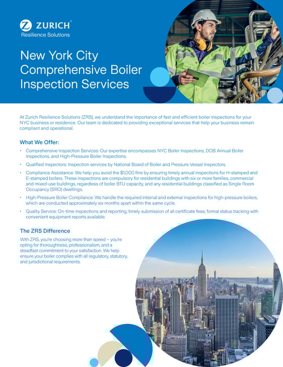 Boiler and Pressure Vessel Inspections